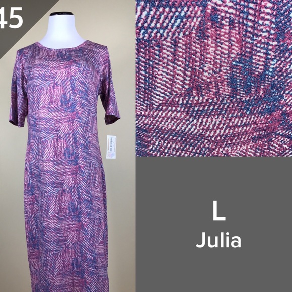 LuLaRoe | Dresses | Nwt Lularoe Julia Size L | Poshmark